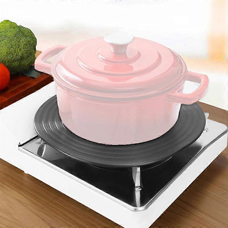 2Pcs/Set Heat Diffuser Non-slip Design Heat-absorbing Aluminum Cooking ...
