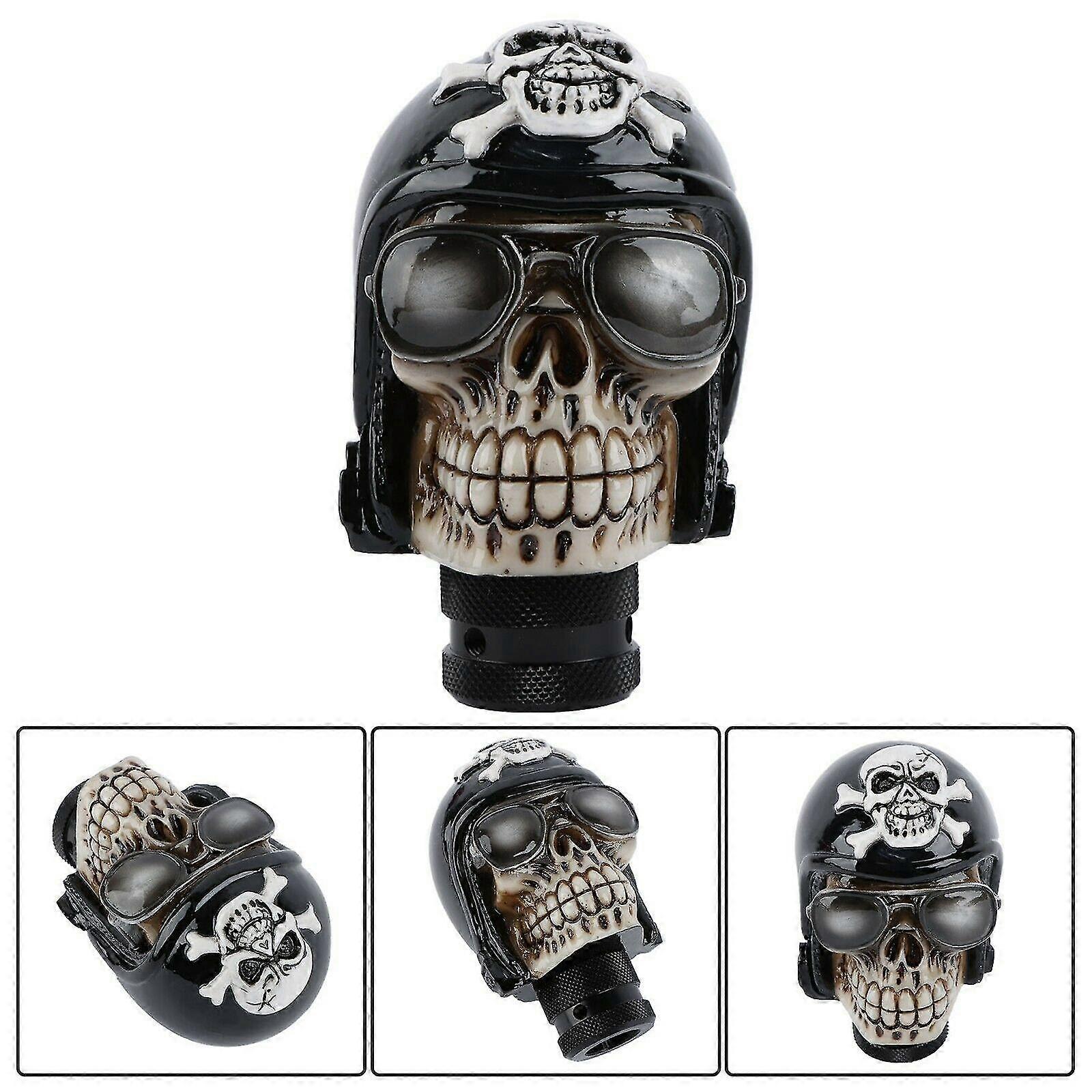 Gear Shift Knob Lever, Skeleton Skull Head Car Manual Gear Shift Knob ...