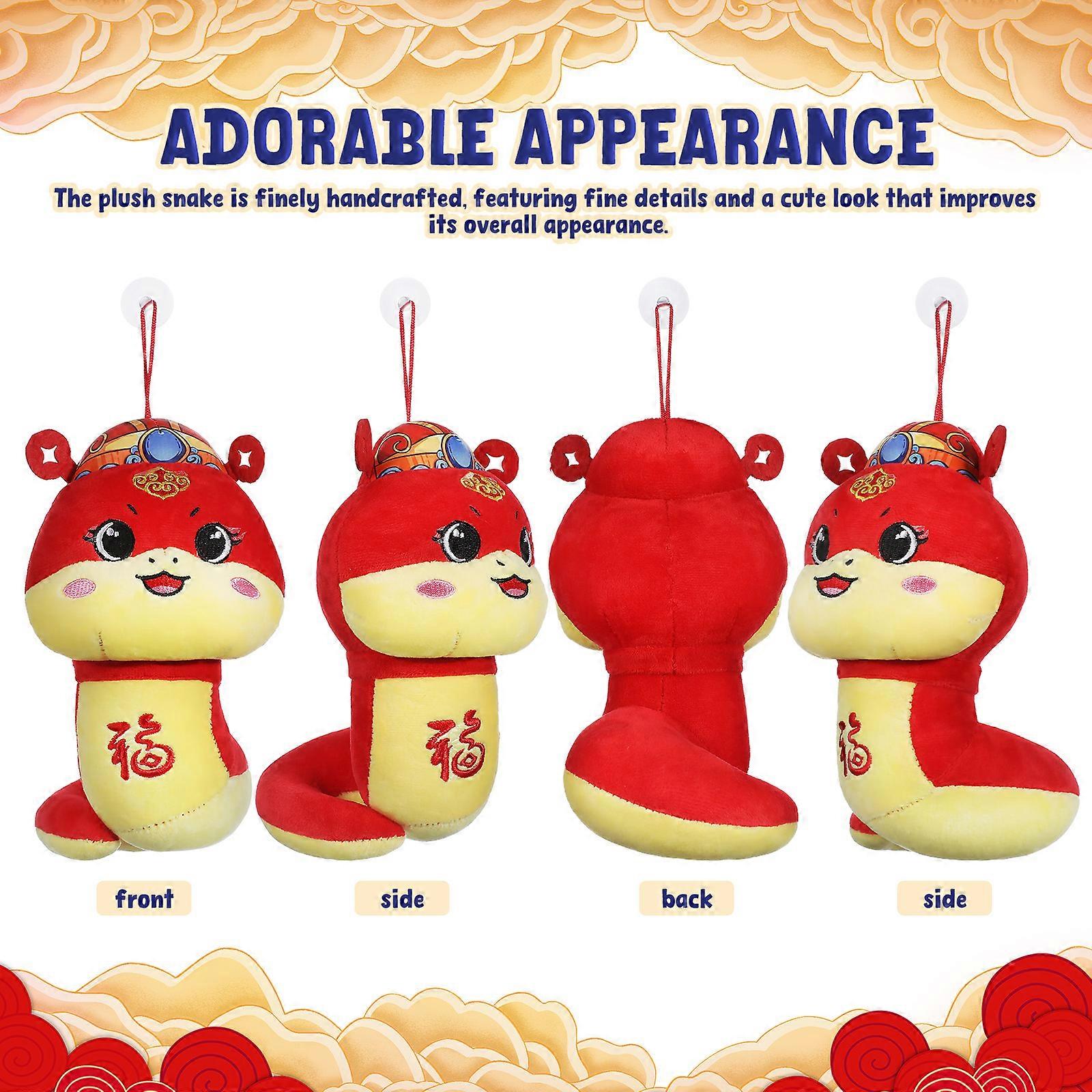 Chinese Snake Stuffed Animal Chinese New Year Toy Snake Plush 2025 Chinese Zodiac Souvenir ...