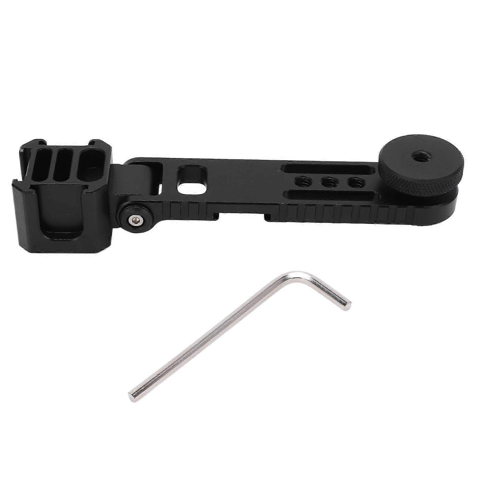 Triple Cold Shoe Bracket Microphone Mount Extension Bracket for Camera ...