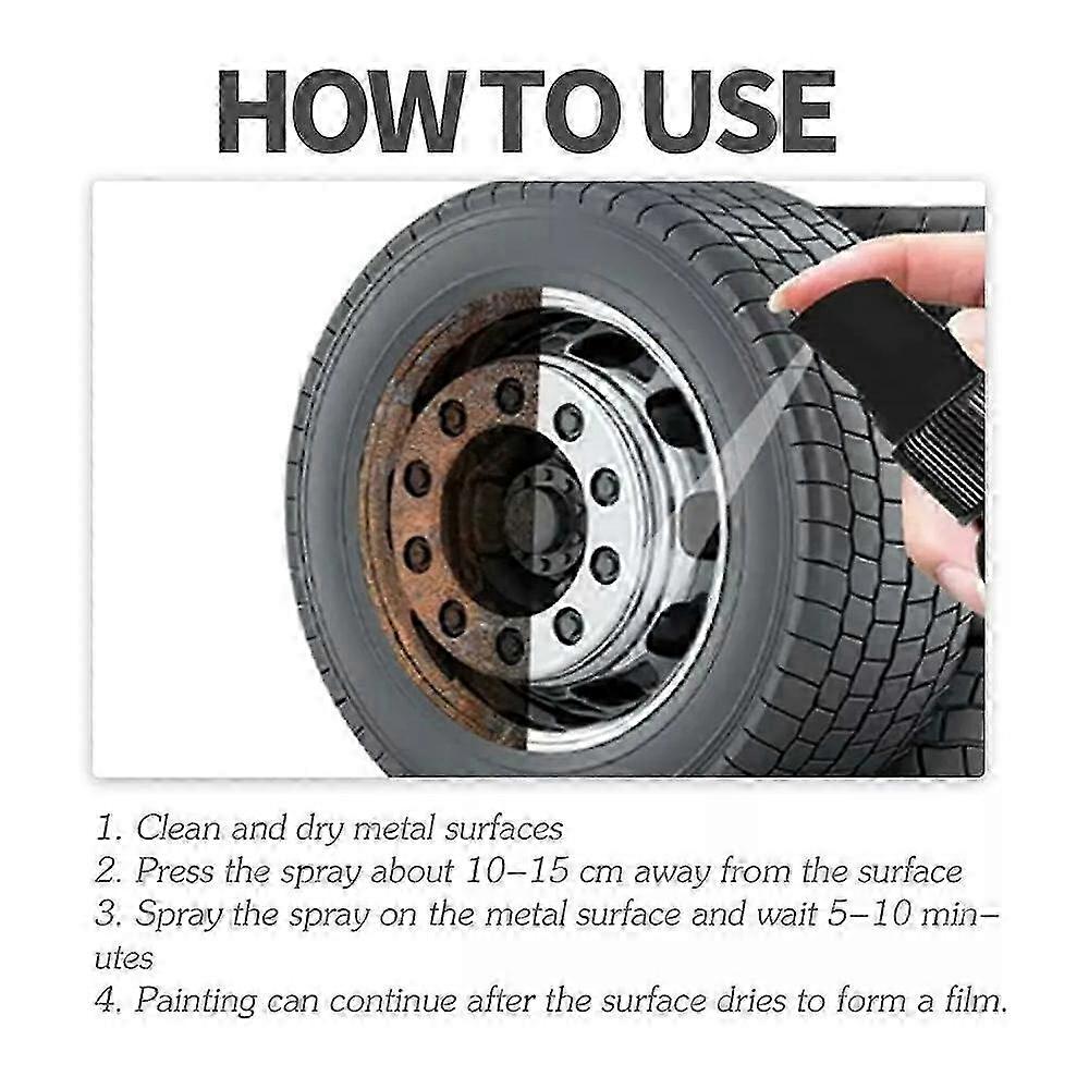 500ml Acssart Rust Remover, Heavy-Duty Metal Rust Remover | Fruugo UK