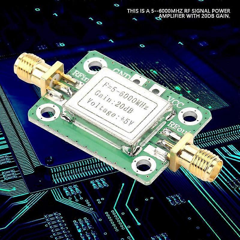 RF Power Amplifier with Shielding Shell 5M-6GHz Broadband 20DB High ...
