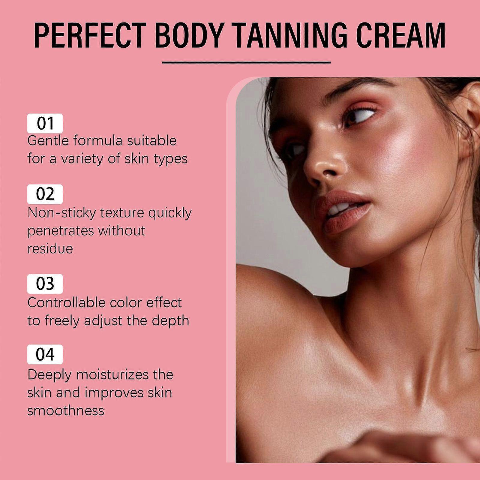 Perfect Body Tanning Cream, Tanning Accelerator, Hydrating Sunbed Cream ...