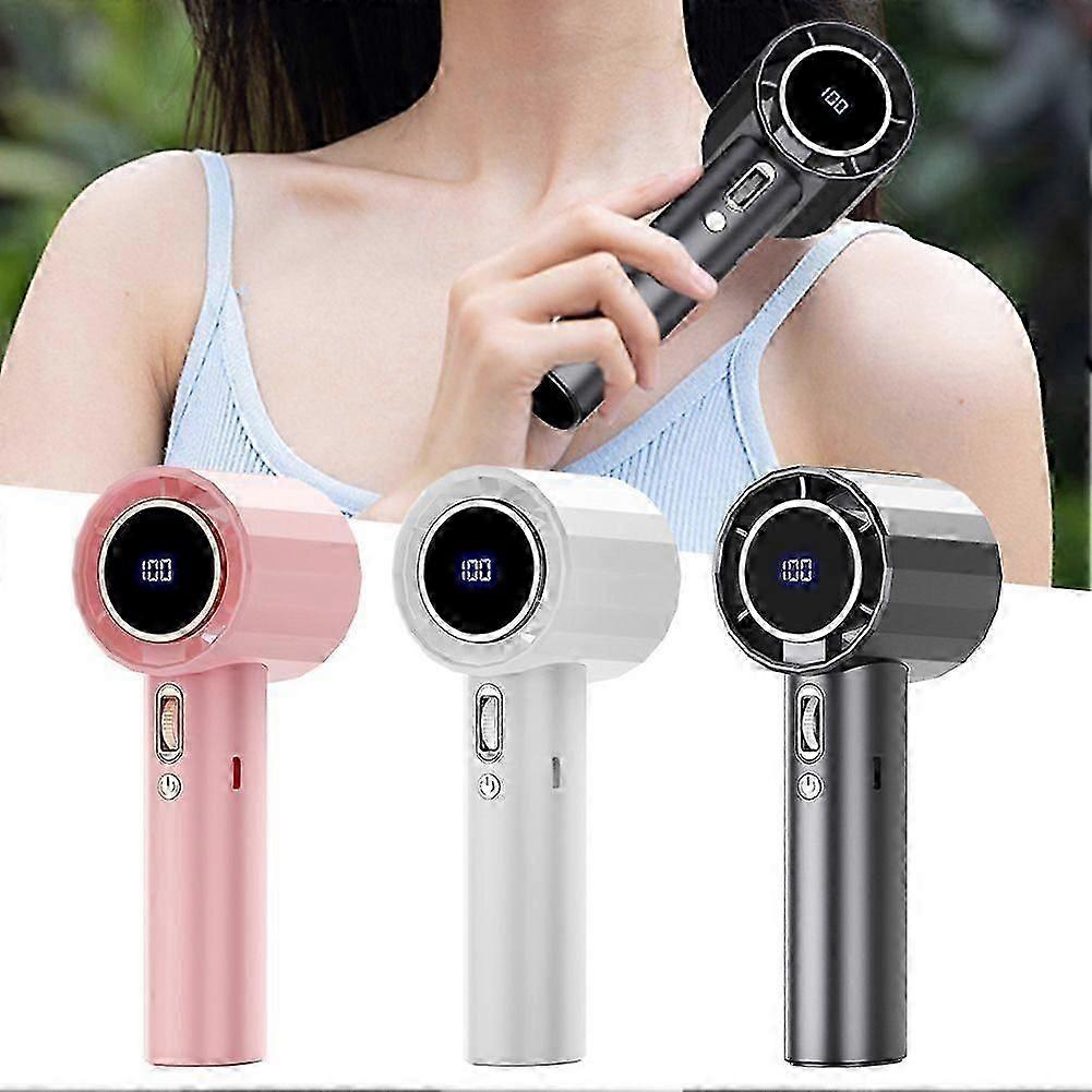 High-Speed Handheld Fan - 100 Speed Adjustable, Mini Personal Fan with ...