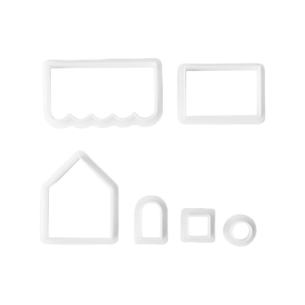 Biscuit Molds Baking 3D Gingerbread House Shape Mold Kits for Christmas ...