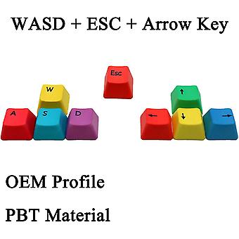 Wasd Keycaps,arrow Key Cap,keycaps Esc,9pcs Pbt Custom Keycaps Set With ...