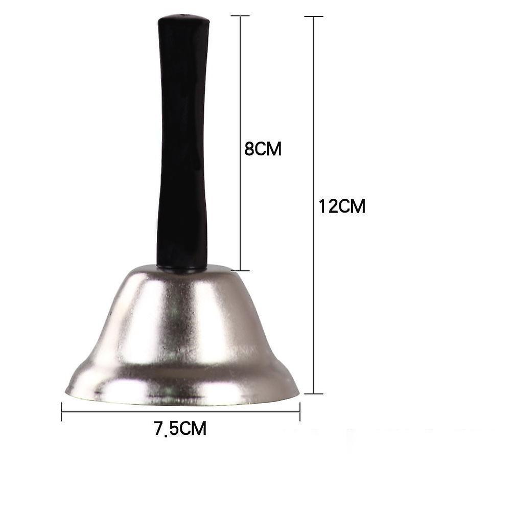 Handbell Stainless Steel Santa Tea Bell With Handle Loud Christmas ...