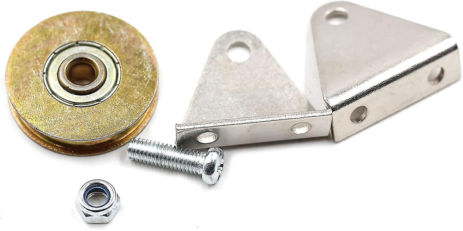 Wall Cable Pulley - 1.5" Diameter - Flat Mounting Block - Working Load ...