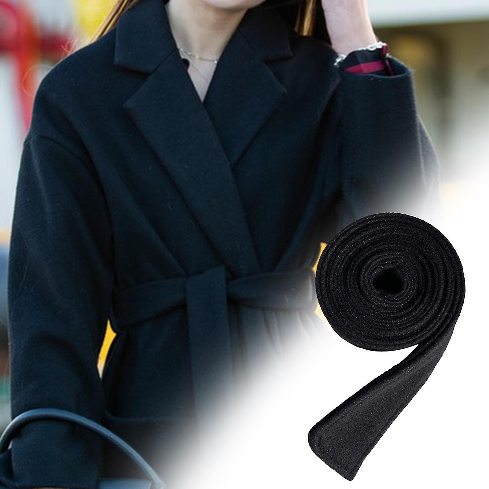 Women Woolen Overcoat Waist Belt Wide Waist Belt Versatile Waist Tie ...