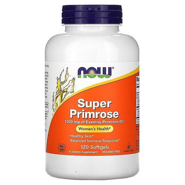 Now Foods, Super Primrose, Evening Primrose Oil, 1300 mg, 120 Softgels ...
