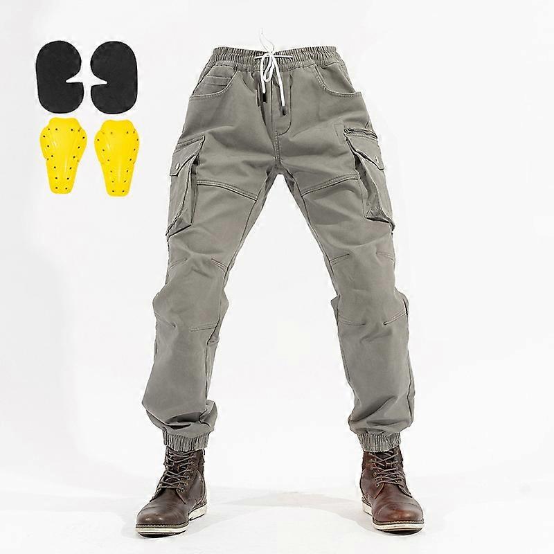 Motorcycle Cargo Pants Motorcycle Riding Fall Proof Racing Multi Pocket ...