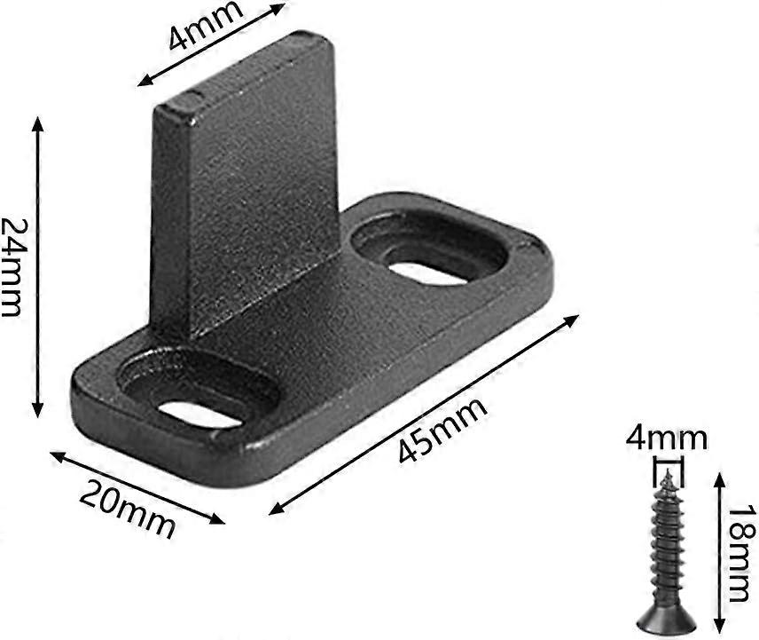 Barn Door Floor Guide 8 Pieces Sliding s Closet Door Guides Hardware ...