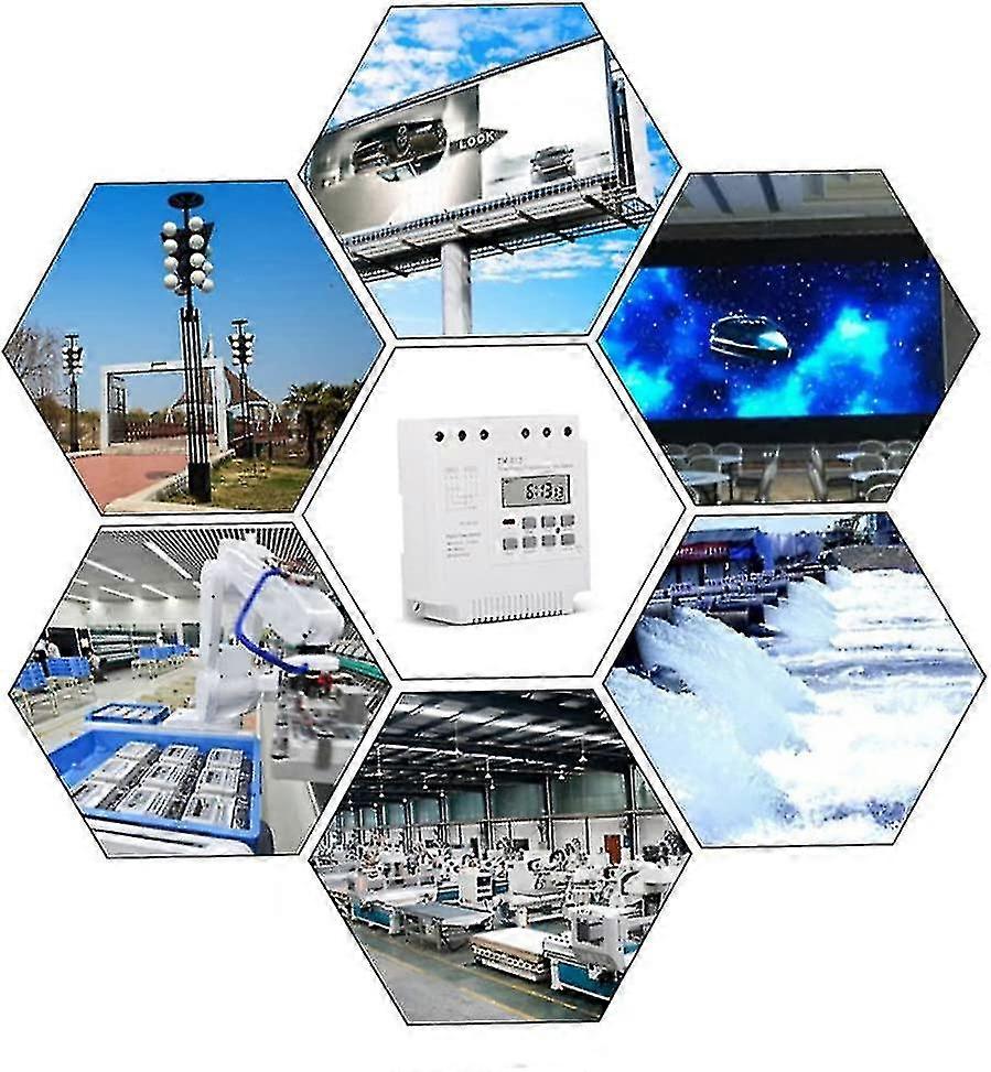 Timer Switch Controller Tm613 380v Intelligent Three Phase Programmable Waterproof Cover With