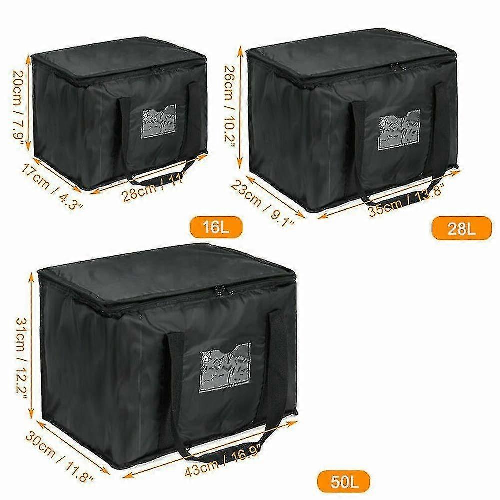 Insulated Food Delivery Bags Takeaway Thermal Warmer Constant Heat ...
