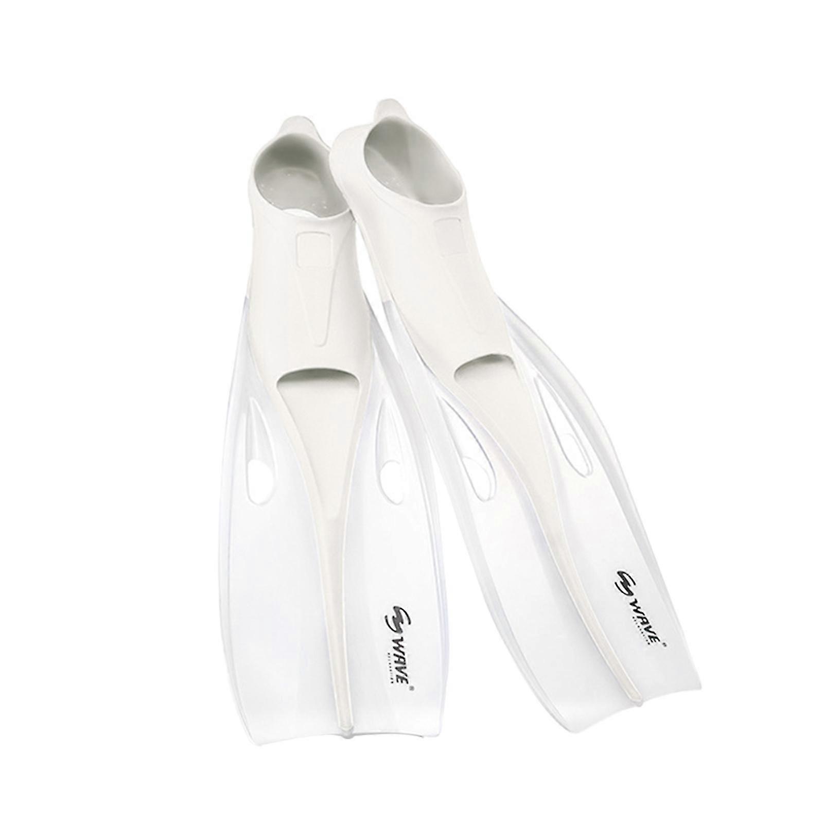 Diving Fins Full Foot Pocket Swimming Flippers Open Toe Snorkeling Swim ...