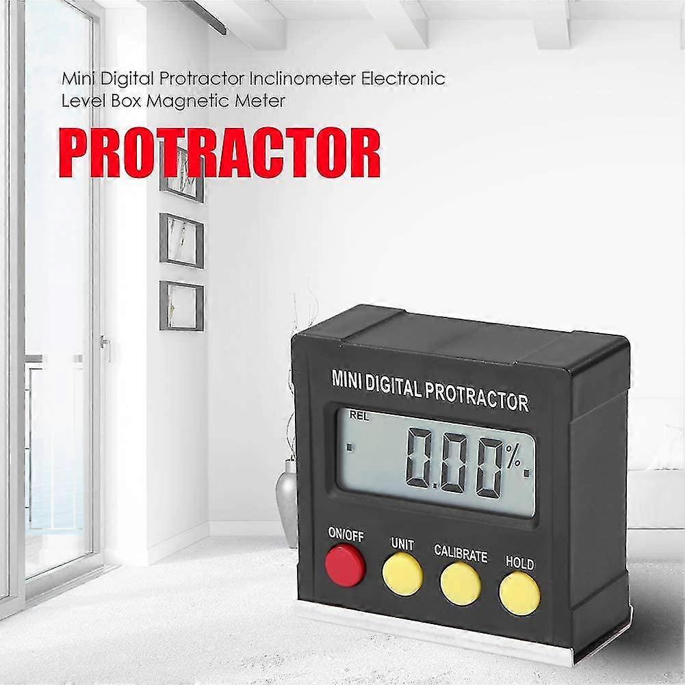 Mini Electronic Digital Inclinometer With Tilt Level And Magnetic Angle ...