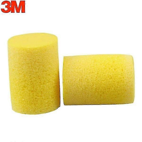 3m Ear Classic Earplugs, 50 pairs packed in pairs, Yellow, Snr 28db ...