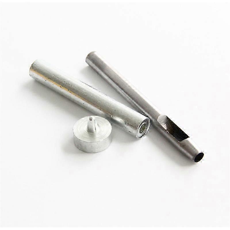 Eyelet Hole Punch Tool Kit with 50 Eyelets 6mm Gunmetal Finish suitable ...
