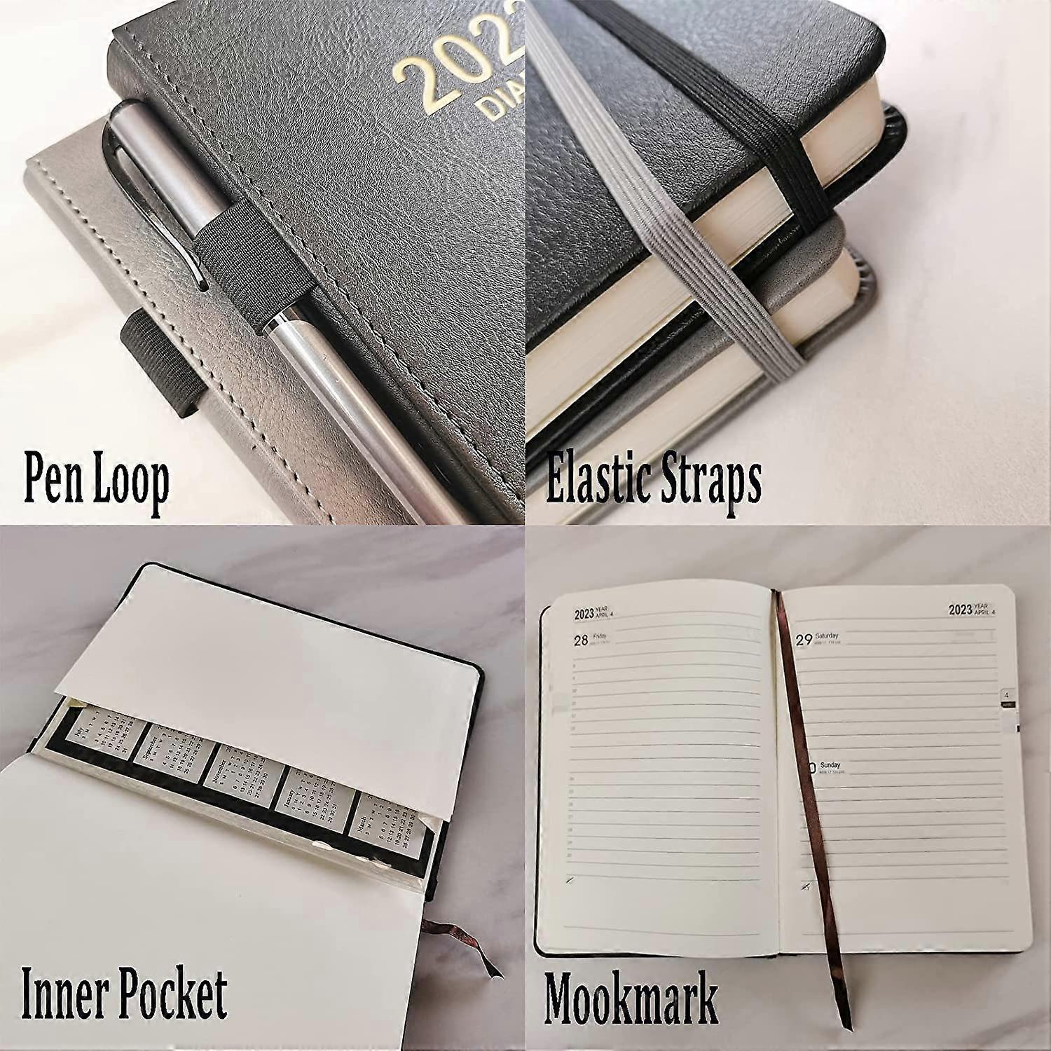Academic Diary 2023 A5 Day Per Page, Daily Diary 2023 from Jan 2023 to ...