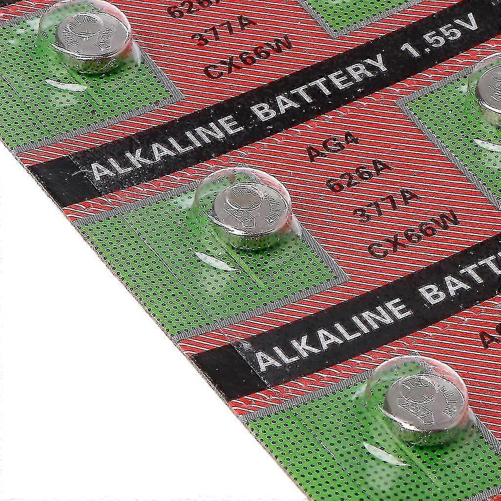 10 Pieces Sr626sw Lr626 Ag4 377 1.5v Watch Battery Button Coin Cell ...