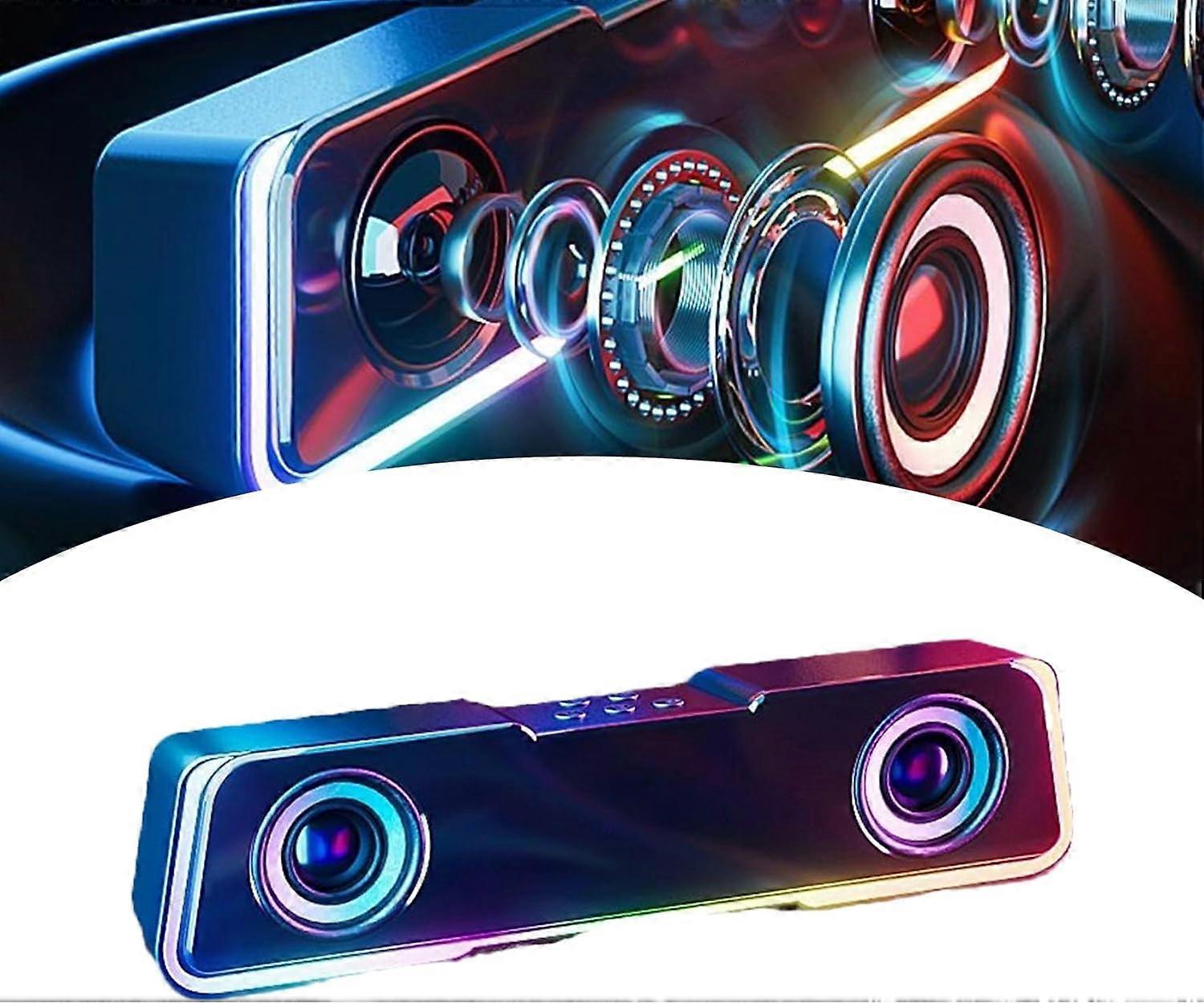 Colorful Bluetooth Speaker,Colorful Light Bluetooth Speaker,Subwoofer ...