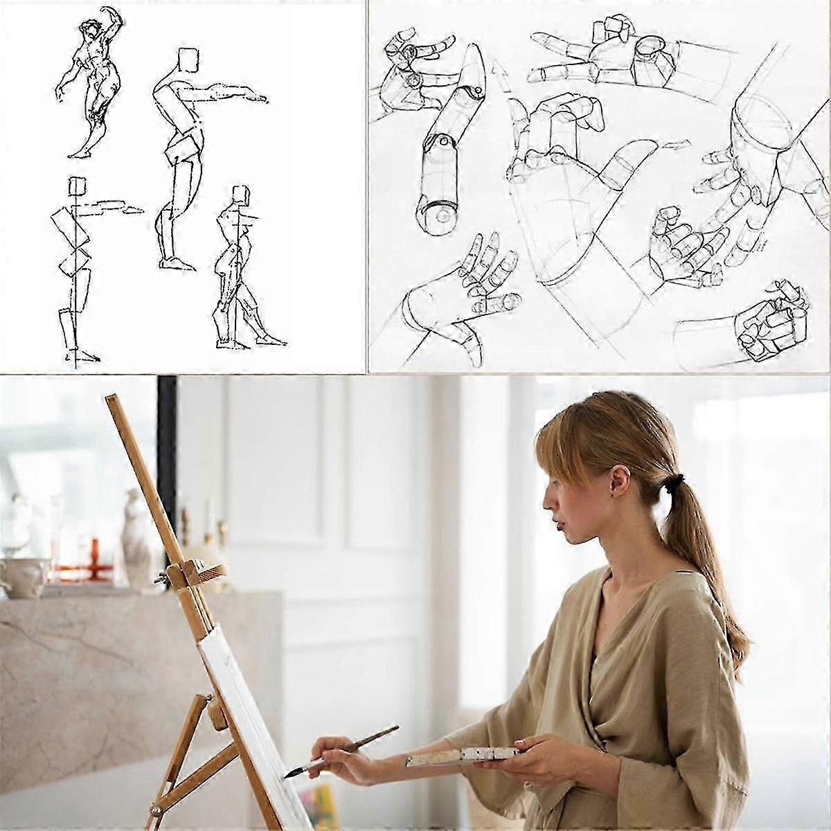 Artists Wooden Drawing Figure Mannequin Human People Dolls Figure ...