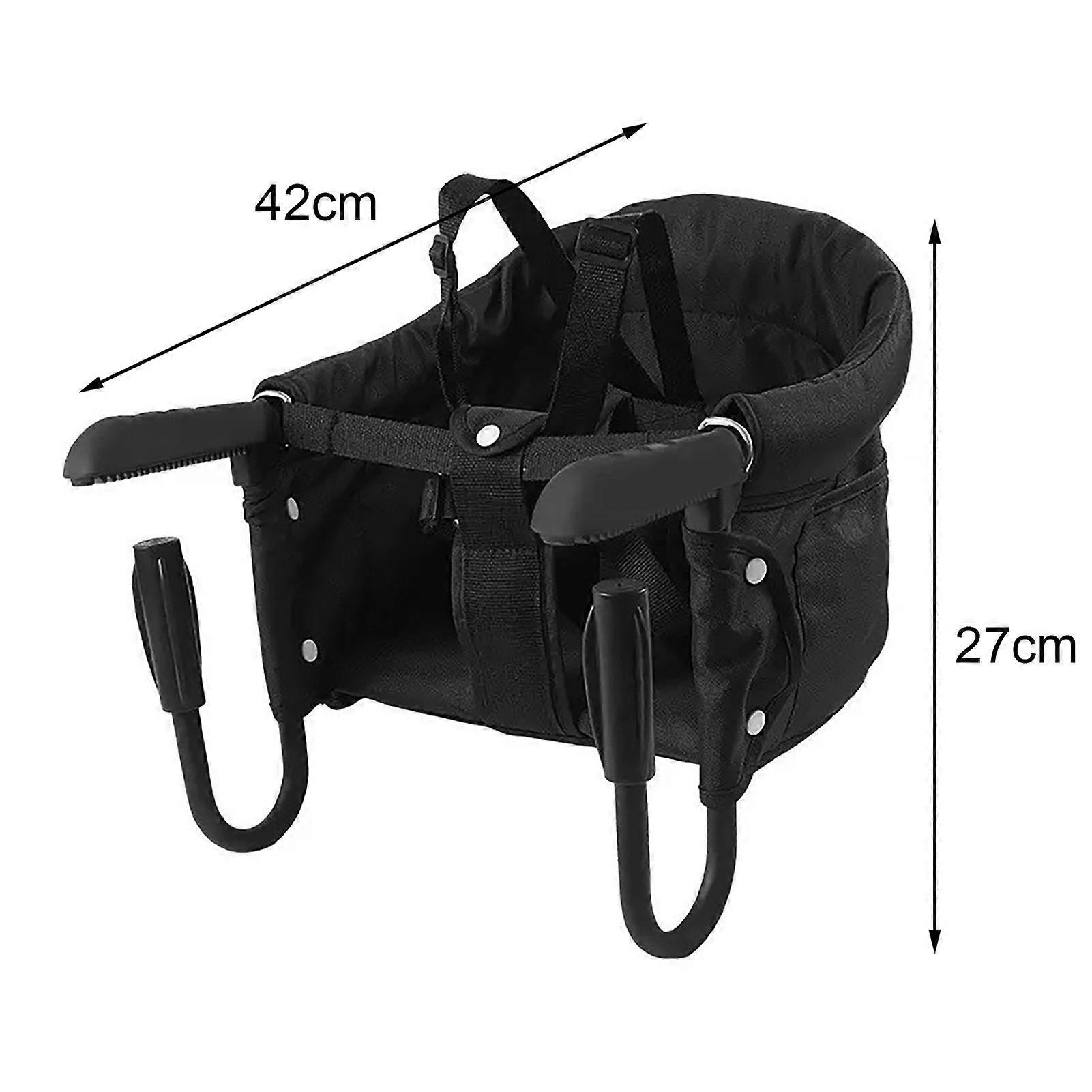 Baby Dining Table Chair Foldable Waterproof Oxford Cloth 5-Point Safety ...