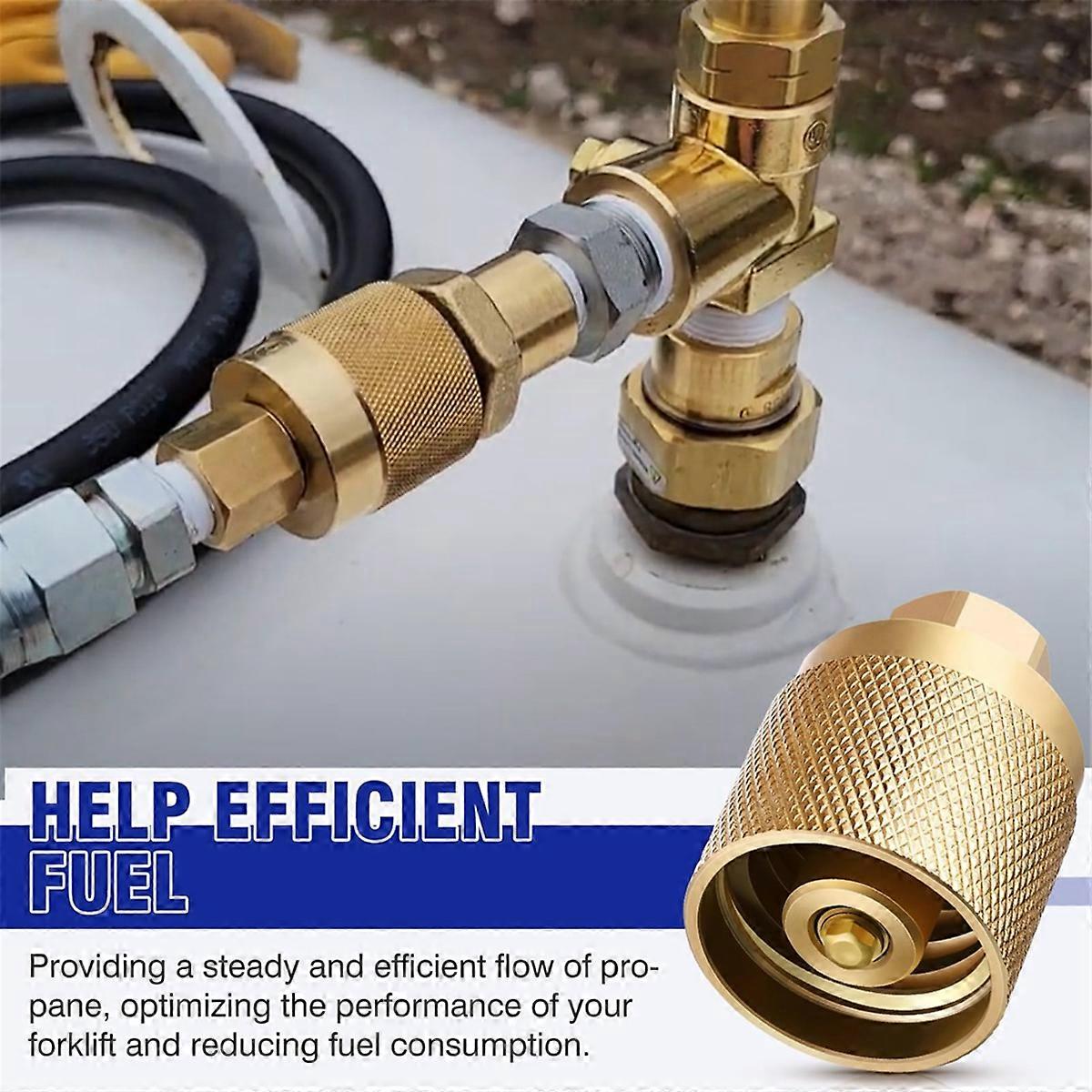 2 Pack Forklift Connector Female 7141F, Propane Tank Adapter, 1-1/4Inch ...