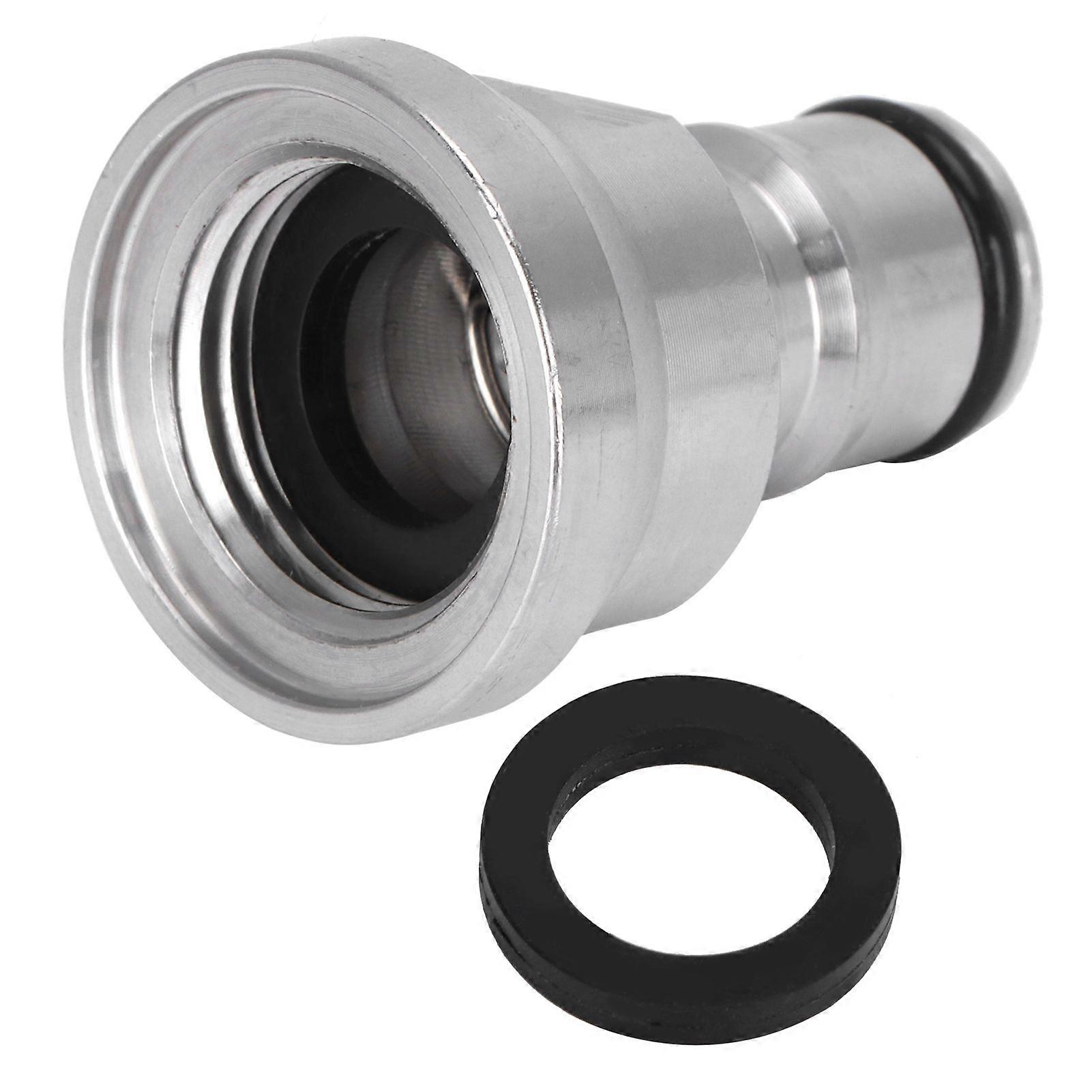 1/2in Liquid Ball Lock Stainless Steel Keg Coupler Adapter Beer Barrel ...