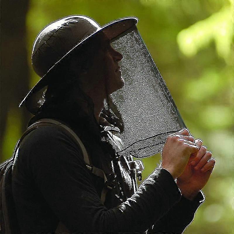 Mosquito Midge Head Net Hat Mesh Face Protection Cover Insect Bee,women ...