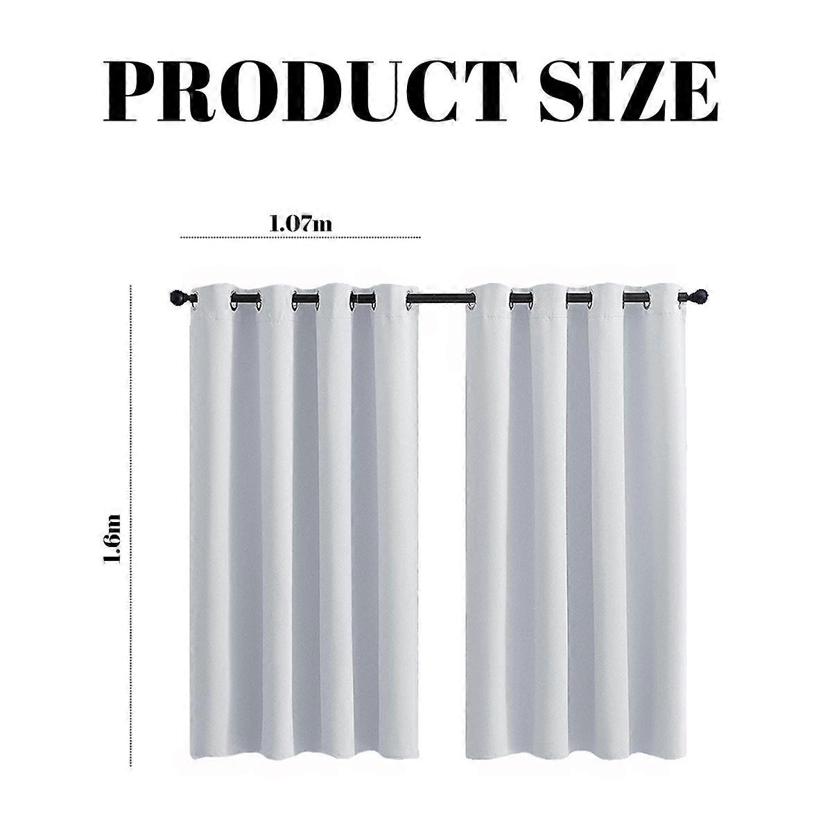 Elegant Room Darkening Curtains, Thermal Insulated Grommet Design for ...