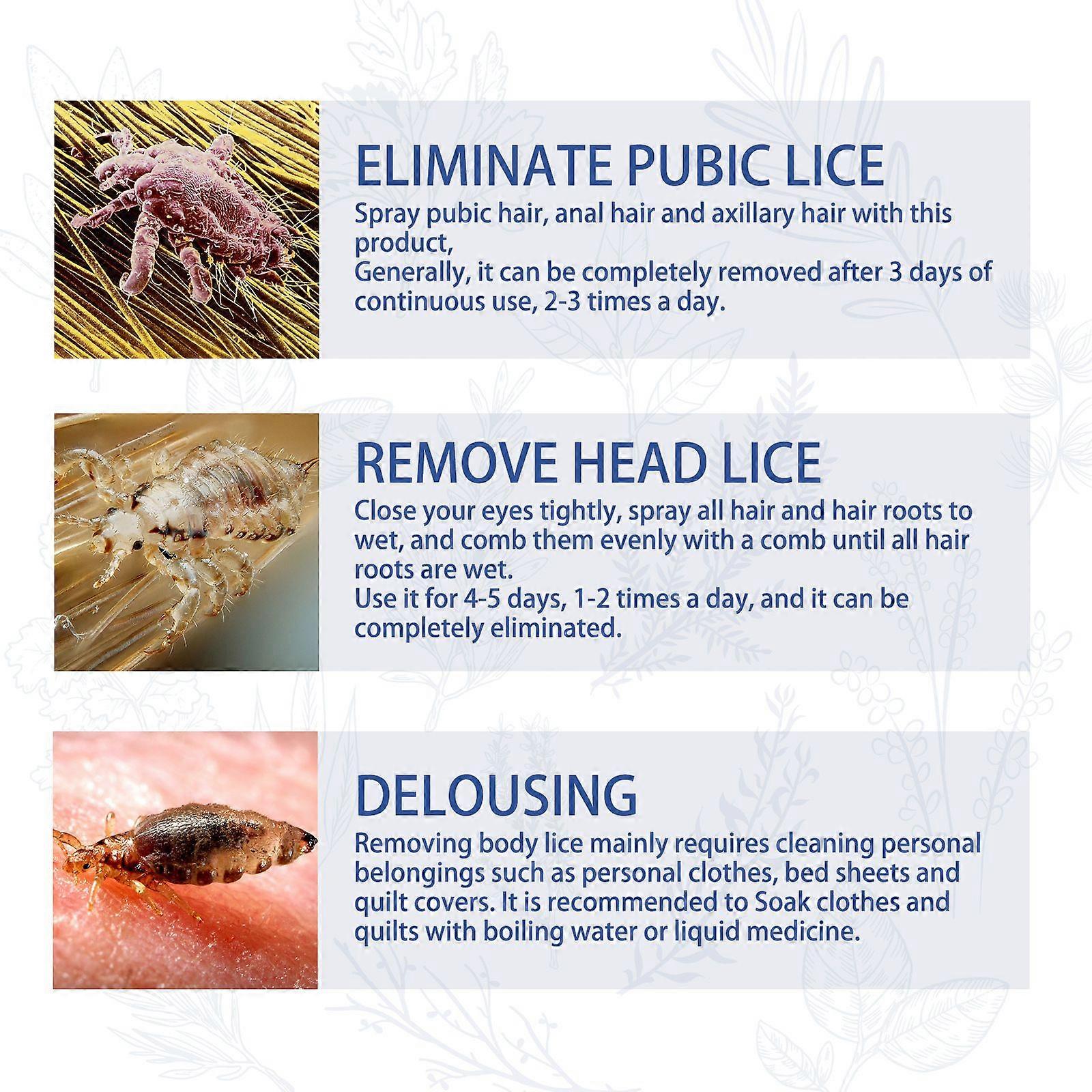 Lice and Scabies Removal Spray for Hair and Scalp Anti-Itch ...