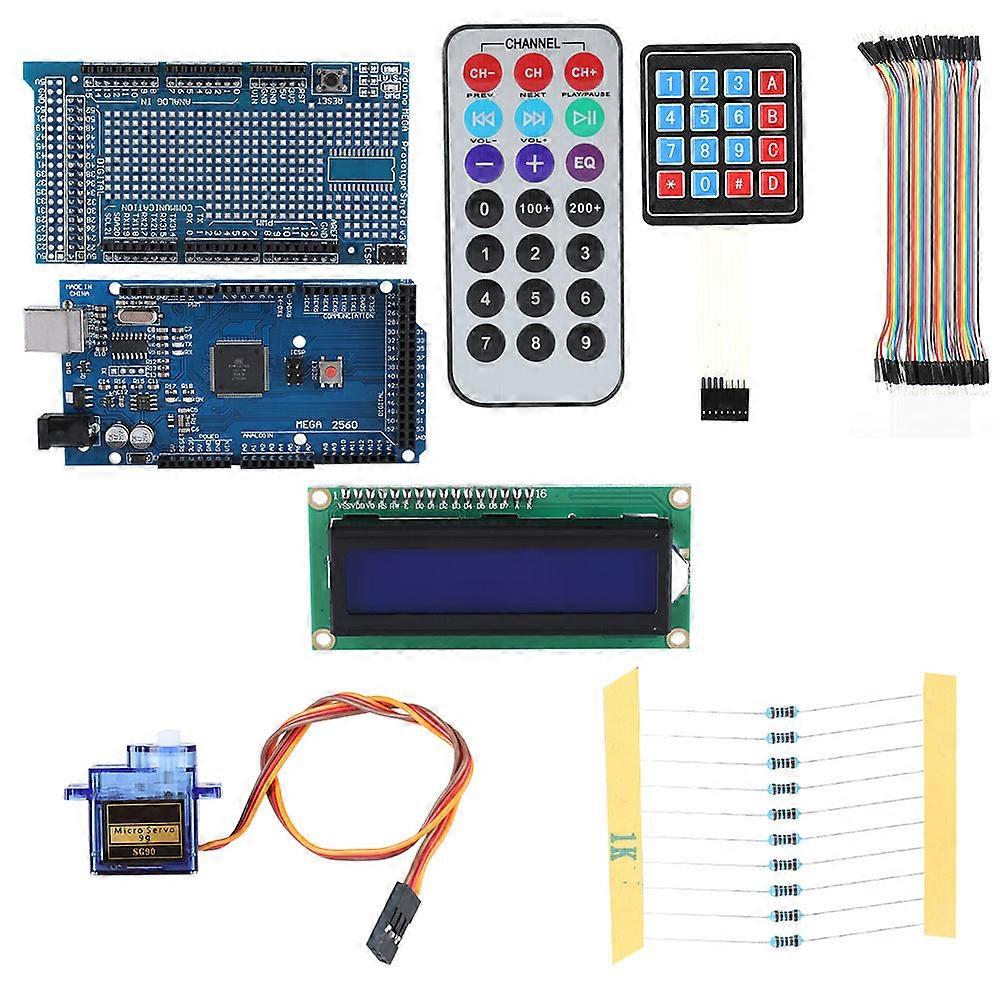 Ultimate Introductory Learning Kit For Arduino MEGA 2560 LCD1602 Servo Motor | Fruugo DK