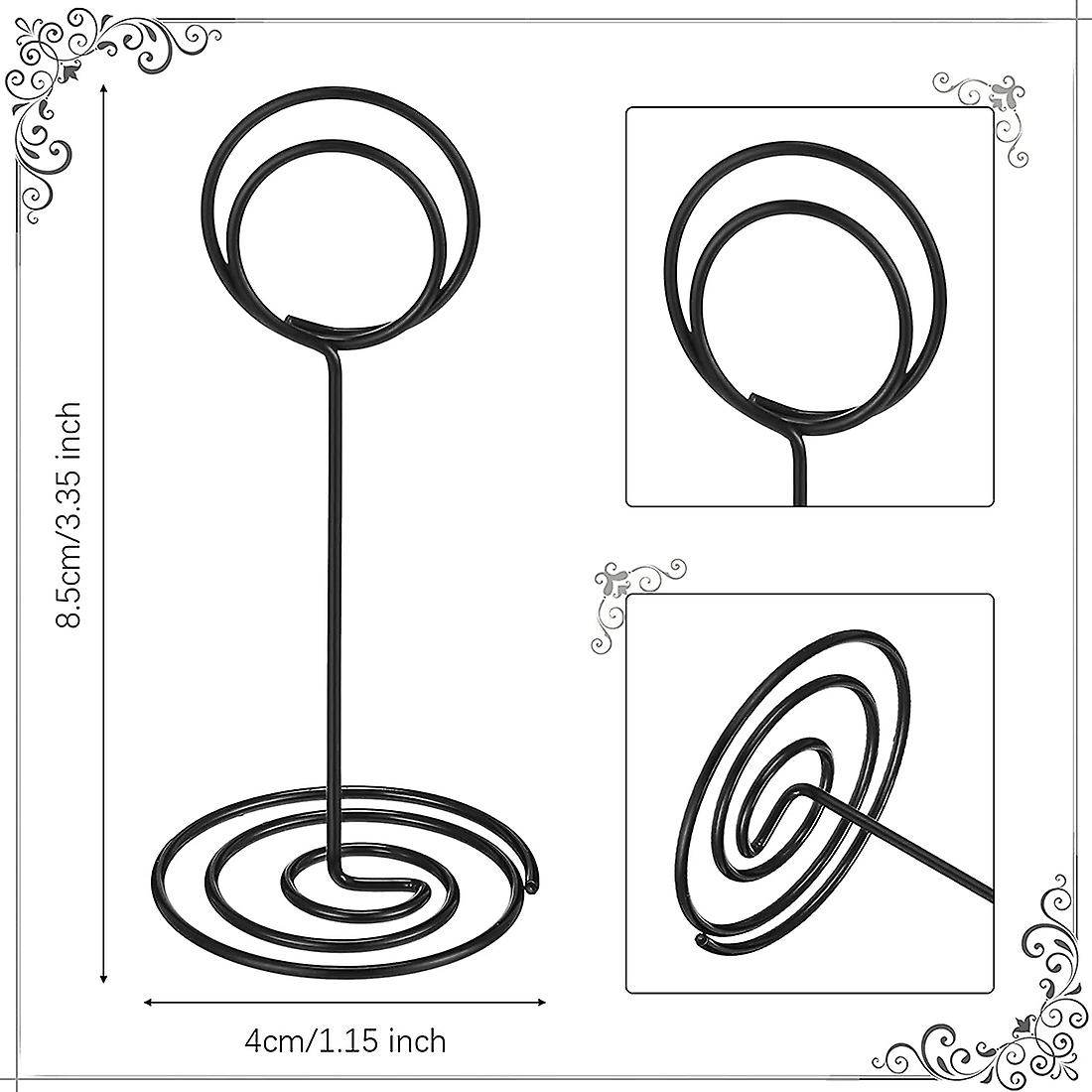 24 Pack Table Number Holder Wedding Table Name Card Holder Clips Memo ...