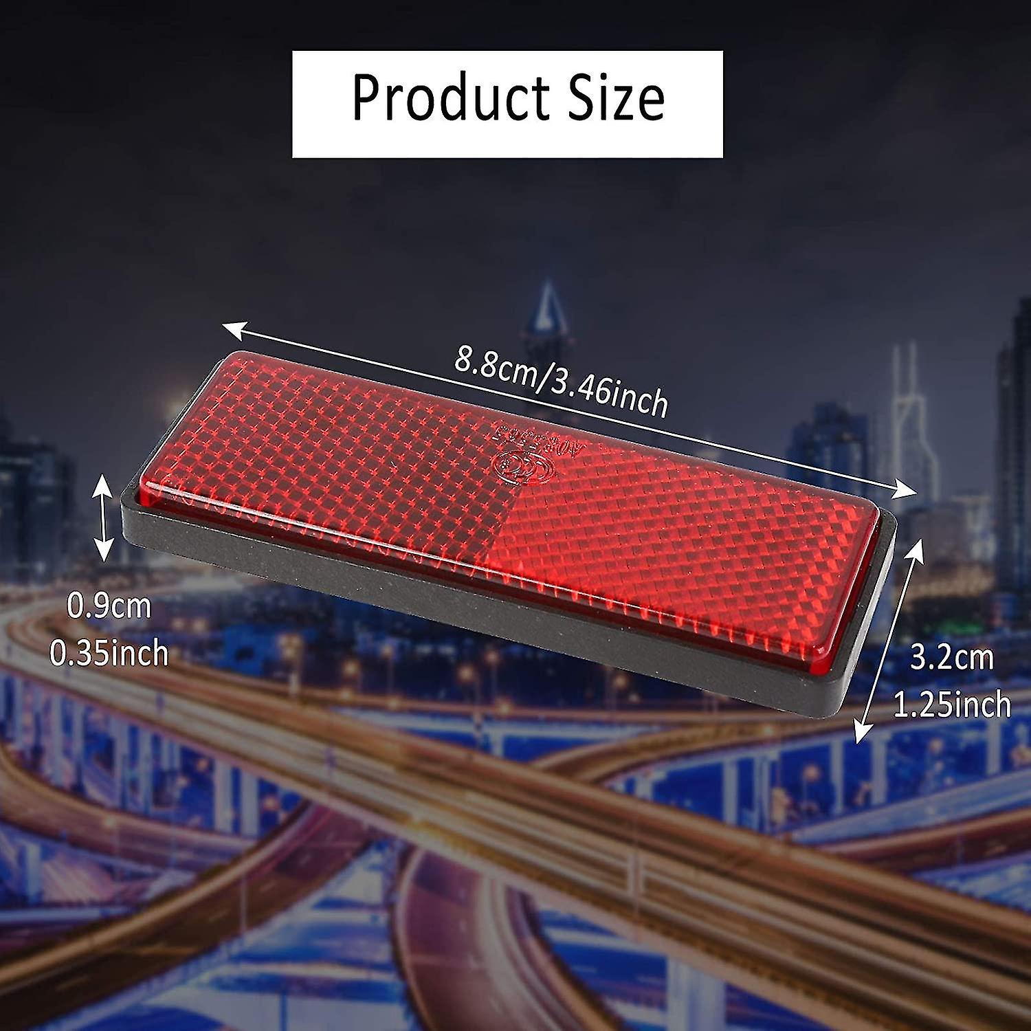 Rectangular Reflectors, 12 Pcs Safety Reflectors Are Used For Rv ...
