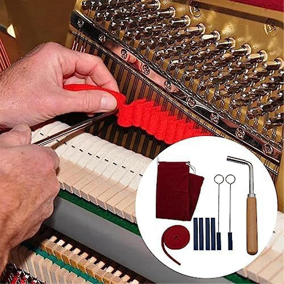 Professional Piano Tuning Kit, Piano Tuner Hammer Mute , Piano Tuning Lever Tools | Fruugo UK