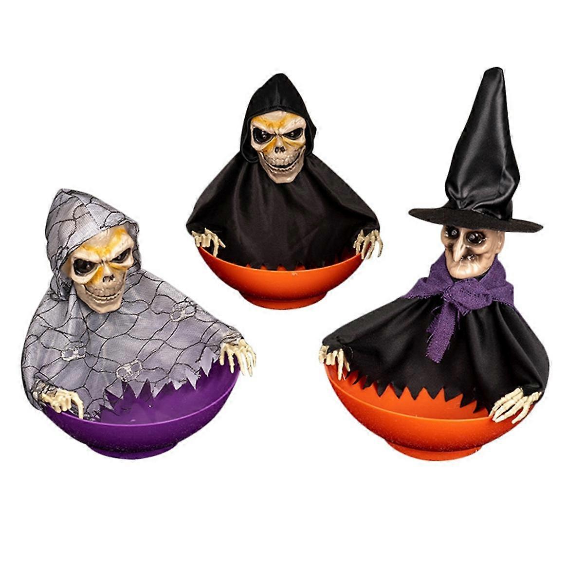 Halloween Candy Bowl Candy Dish with Motion Halloween Candy Bowl Ghost ...