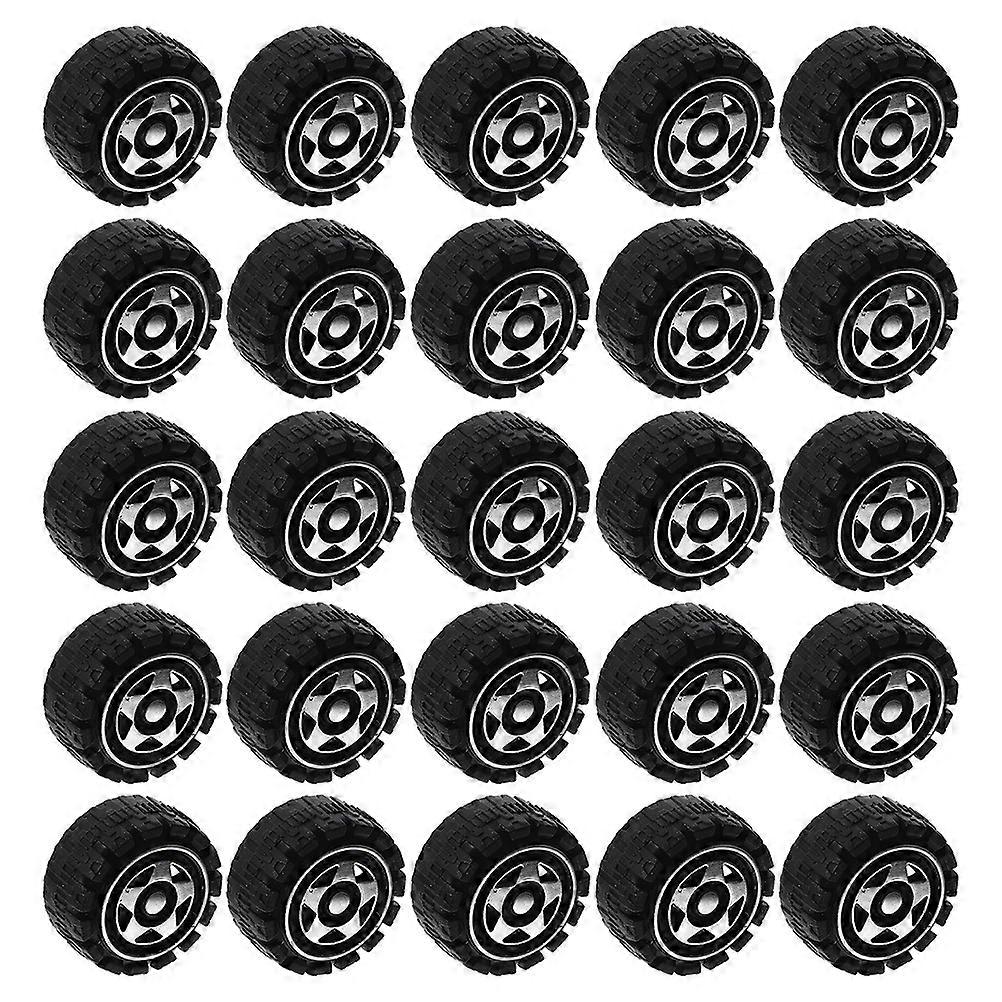 30pcs Kids Car Wheels DIY Kids Car Assemble Wheels Small Car Wheels Toy ...