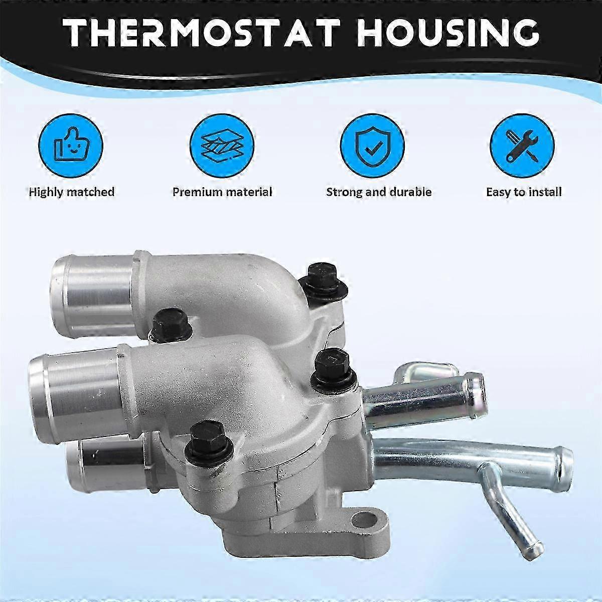 Thermostat Housing Coolant Temperatu Control Assy for Accent MATRIX ...
