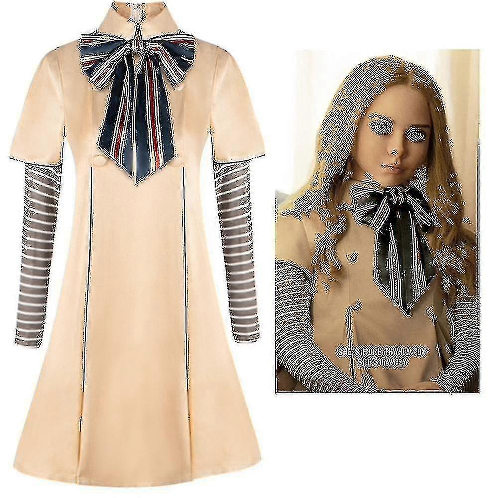 Thriller Movie M3gan Cosplay Costume Set Megan Ai Doll Robots Dress ...
