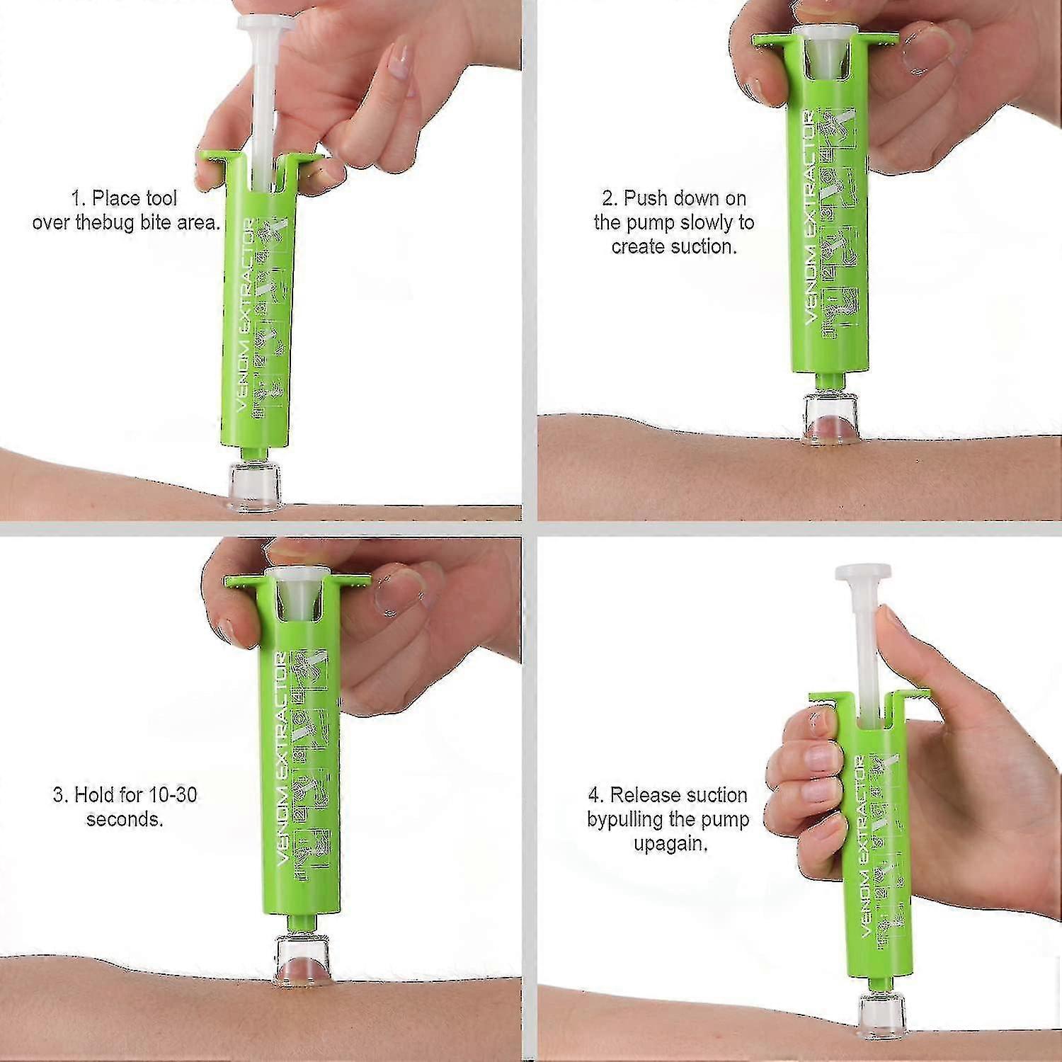 Bites Relief Suction Tool, Vacuum Venom Extractor For Mosquito Bee ...