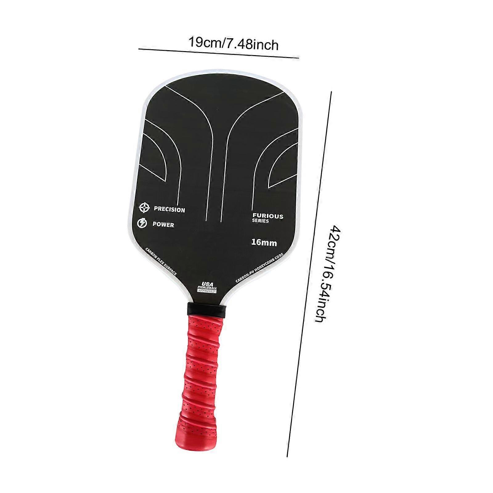 Carbon Fiber Pickleball Paddle Pickleball Racquet for Elastic Power ...