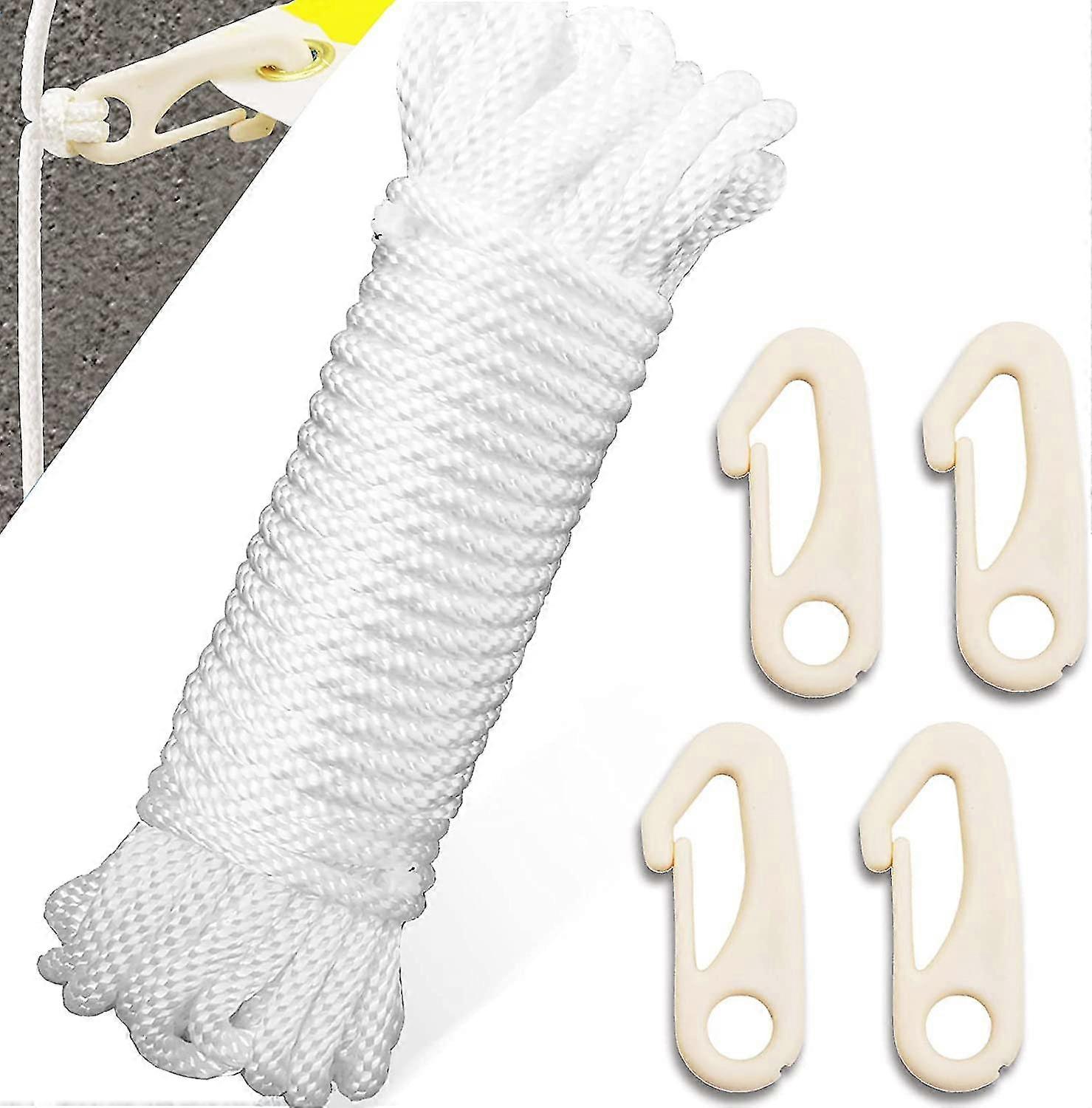 4 Pcs Flagpole Clip Hook Nylon Flagpole Attachment - Attaches Flags To ...