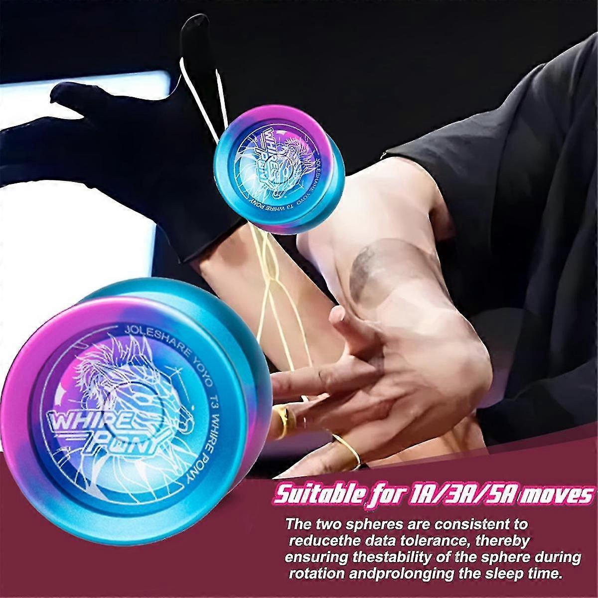 Professional Responsive Yo-Yo Set with Replaceable Bearings and Gloves ...
