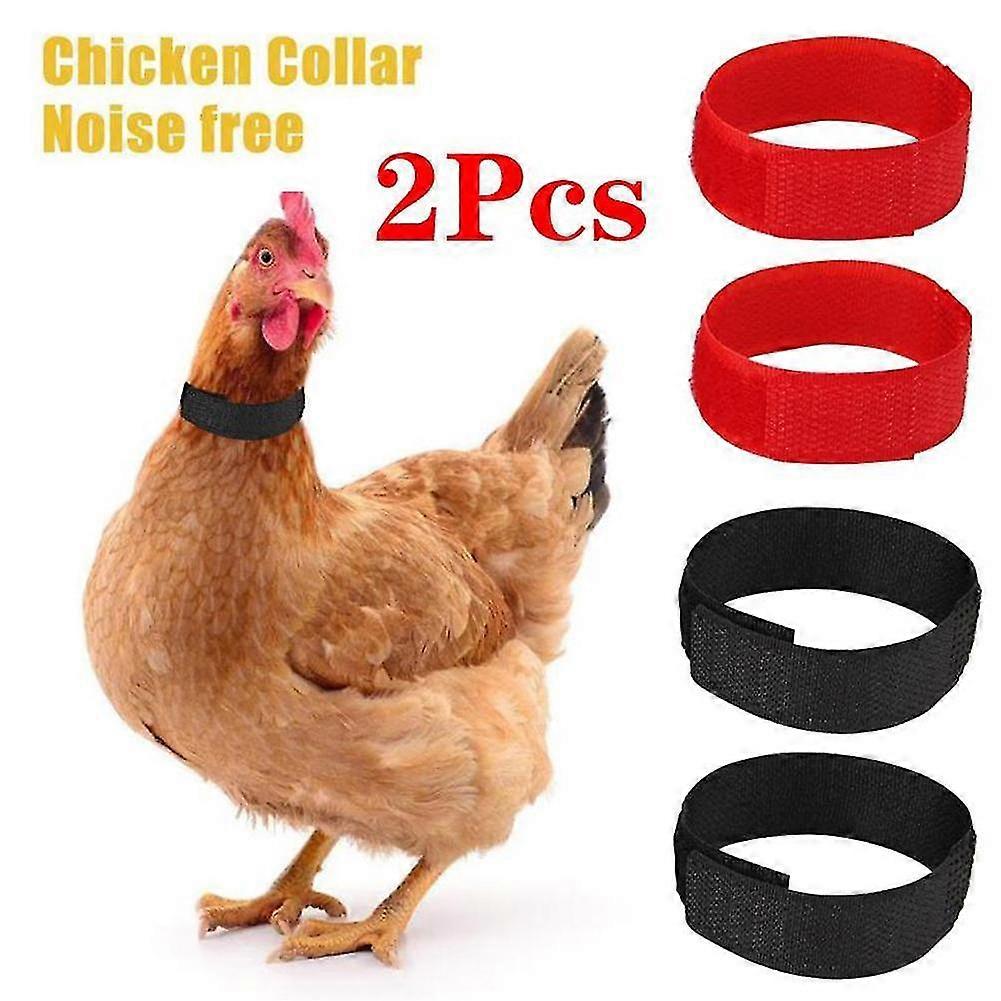 2X Cockerel Rooster Quiet No Crow Anti Noise Band Collar Neck Poultry ...