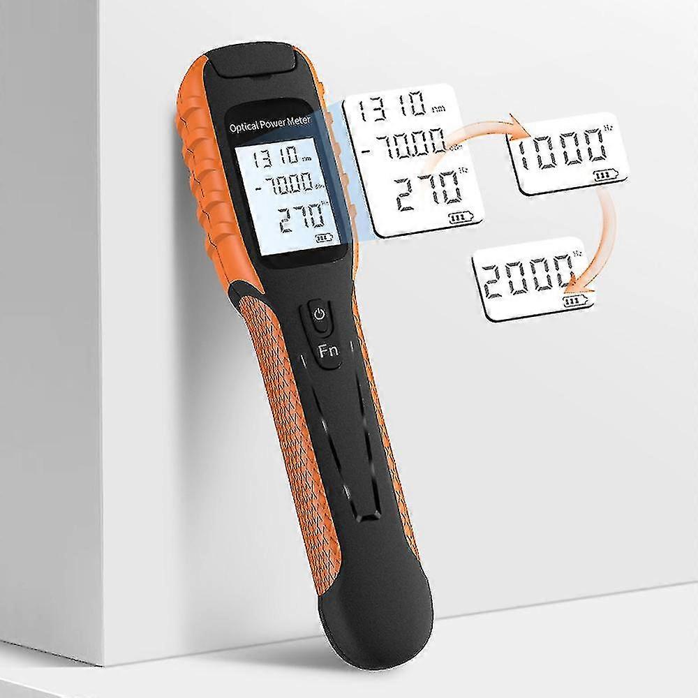 Docooler Optical Power Meter High Precise Rechargeable Optical Fiber ...