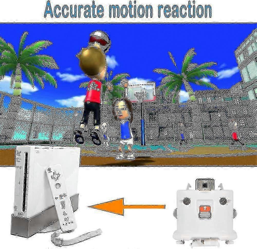 2 Motion Plus Adapter Sensor For Wii Remote Controller, Motion Plus Adaptor Accelerator ...