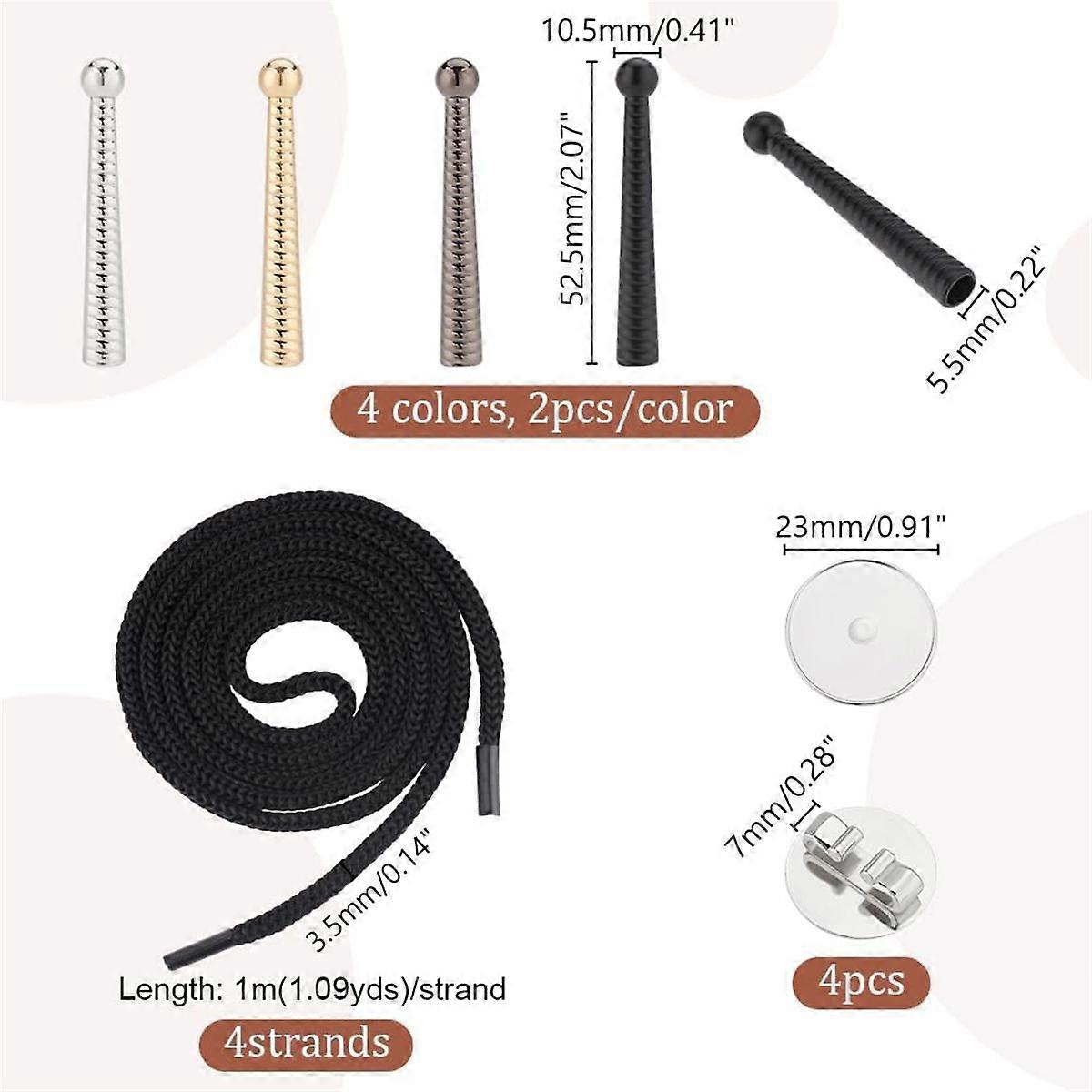 Bolo Tie Findings DenimTie Bolo Tie Replacement End Cap Kit for DIY ...