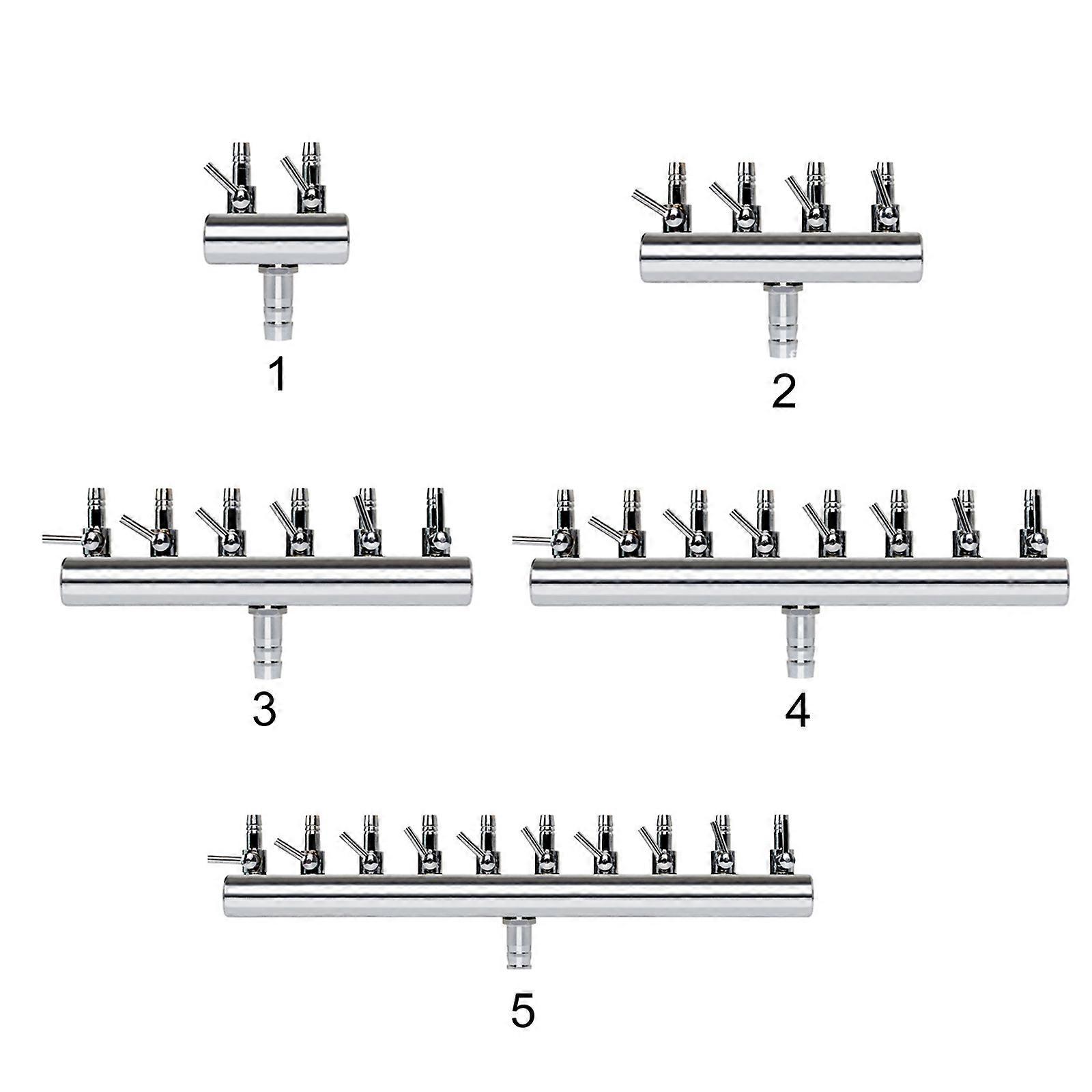 2/4/6/8/10 Way Aquarium Air Flow Control Valve-Air Tube Splitter ...