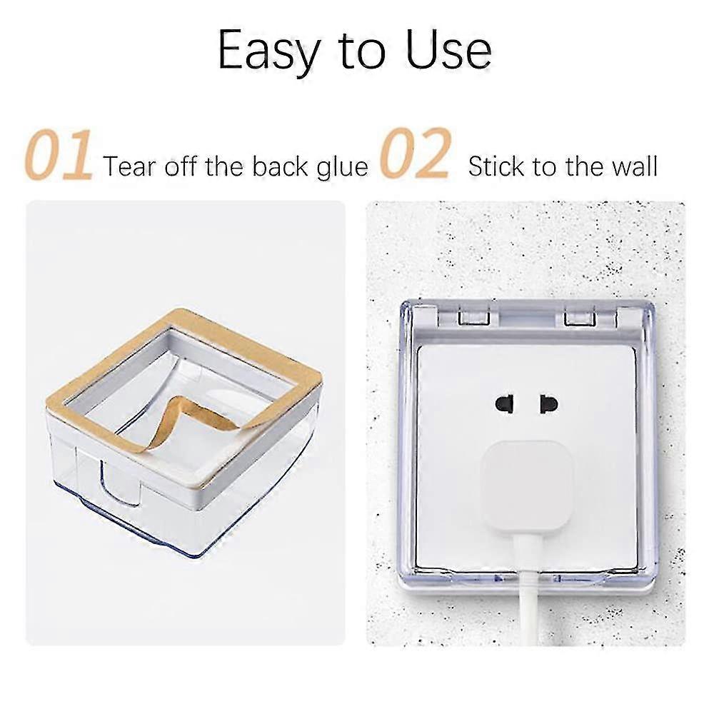 Pcs Universal Waterproof Socket Box, 86 Type Socket Wall Switch Box ...